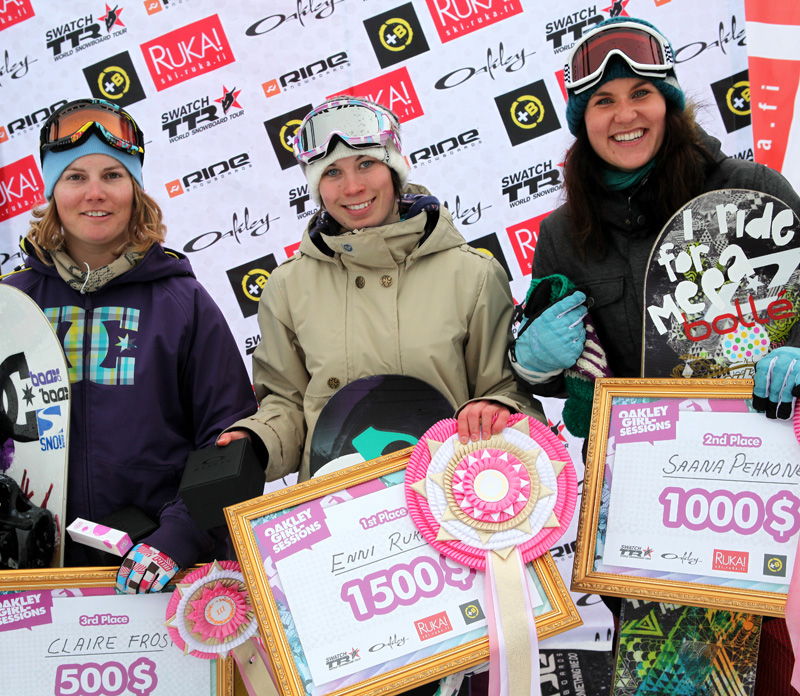 Claire Frost podiums in Finland